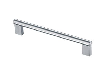China Stainless Steel Cabinet Handles DJ-518 | 128×320mm Hole Spacing | 10-16mm Diameter Options | Satin/Polish Finish for sale