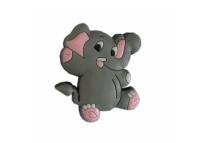 China Baby Kids Furniture Knobs 50mm Diameter with Zinc Alloy Base - 64mm/96mm/128mm Length Options in PVC/Silicon for sale