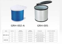 China Built-in Rotating Stainless Steel Garbage Cans 5L-12L Capacity Pull-Out Kitchen Cabinet Design for sale