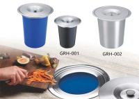 China Concealed Stainless Steel Cabinet Kitchen Trash Can - 5L to 8L Capacity, Built-In Design with 5-Year Warranty for sale
