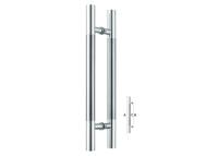 China H Stainless Steel Sliding Glass Door Handles - SS201/SS304 Materials, 19-38mm Diameter, 100-2000mm Length for sale