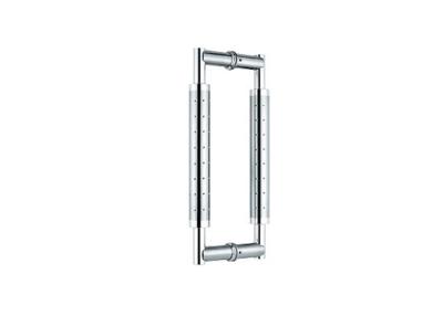 China CE Certified Stainless Steel Bathroom Glass Door Handles 100-2000mm Length with Custom Satin/Polish Finish for sale