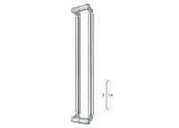 China Antique Brushed Steel Door Handles 100-2000mm Length with 19-38mm Diameter Options in SUS304 Stainless Steel for sale