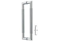 China OEM ODM Stainless Steel Vintage Glass Door Handles 100-2000mm Length Customizable SUS304 Material for sale