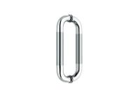 China Stainless Steel Shower Door Handles 32×300-600mm Custom Lengths 100-2000mm SS304 Mirror Finish for sale