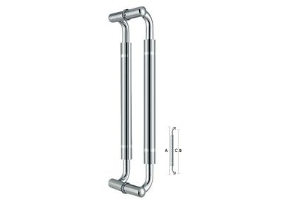 China Square Tube Colored Glass Door Handles 100-2000mm Length Stainless Steel SUS304 Customizable for 8-50mm Doors for sale