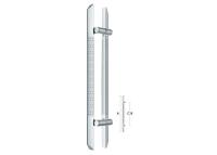 China Stainless Steel Glass Door Pull Handles 100-2000mm Custom Length SUS304 Grade Automatic Closure for sale