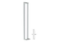 China Stainless Steel Glass Door Handle 32mm Diameter 300-600mm Length Customizable for sale