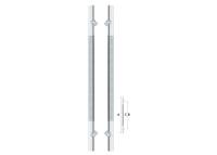 China Luxury Stainless Steel Glass Door Handle 304 Commercial Scratch Resistant 100-2000mm for sale