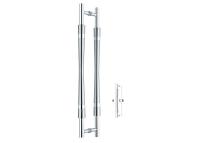 China Custom Stainless Steel Flush Sliding Glass Door Handle 100-2000mm Length for sale