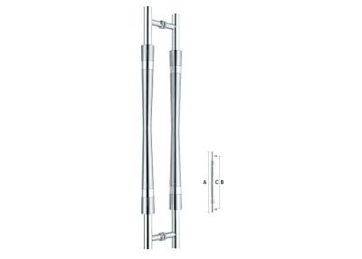 China Custom Stainless Steel Flush Sliding Glass Door Handle 100-2000mm Length for sale