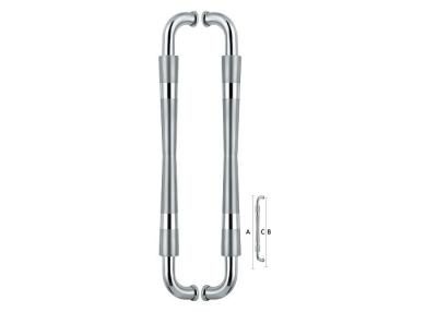 China Stainless Steel Door Handles 304 Anti Rust Custom Length 100-2000mm for Glass Wood Doors for sale