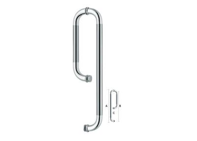 China Stainless Steel Furniture Door Pull Handle SS201 SS304 100-2000mm Custom Length for sale