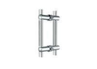 China H Shape Stainless Steel Glass Door Handle SS201 SS304 100-2000mm Custom Length for sale
