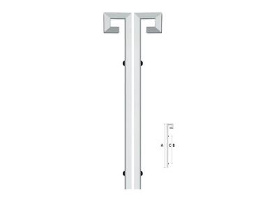 China Stainless Steel Cabinet Handle SS304 100-2000mm Custom Length for Glass Wood Doors for sale