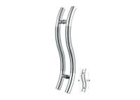 China Stainless Steel Wood and Glass Door Handle SS201 SS304 100-2000mm Custom Length for sale