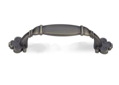 China GRH OEM Zinc Alloy Pull Handles 96mm 128mm Non-Toxic Metal Cabinet Hardware with High Intensity for sale