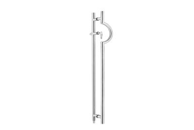 China Stainless Steel Square Tube Handle for Glass Wooden Doors SS201 SS304 100-2000mm for sale