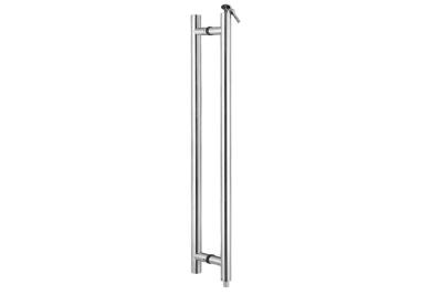 China Stainless Steel Glass Door Handle SS304 100-2000mm Length Customizable Pull Push for sale