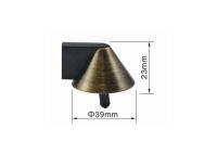 China Polished Magnetic Door Stop Holder 75mm Height 46mm Base Diameter Stainless Steel 304 Construction for sale