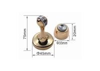 China BSN Zinc Alloy Door Stop Holder and Sofa Legs - Stainless Steel Furniture Hardware with Dual Mounting Options for sale