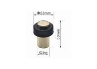 China Round Magnetic Door Holder with Black Nickel Finish - High Strength Stainless Steel Construction for Metal Doors for sale