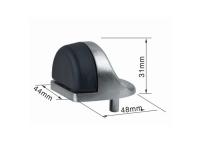 China Magnetic Door Holder with Zinc Alloy Construction - Modern Door Stops for Wall Protection for sale