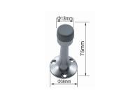 China Zinc Alloy Round Door Stopper for Modern Doors and Sofa Legs - Dual Mounting Options and Custom Designs Available for sale
