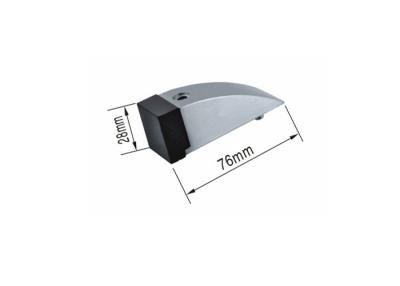 China Black Nickel Magnetic Door Stop Holder 76x28x28mm Heavy Duty with 2-Year Warranty for sale