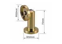 China BSN Magnetic Door Stop Holder - Zinc Alloy Construction with Chrome Finish, 1-2 Day Sample Delivery, 10-15 Day Production for sale