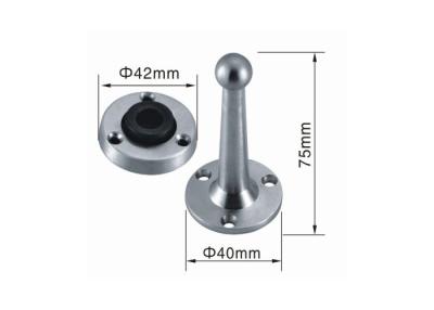 China Zinc Alloy Door Stop for Metal Door Floor Mounting 60mm Height for sale