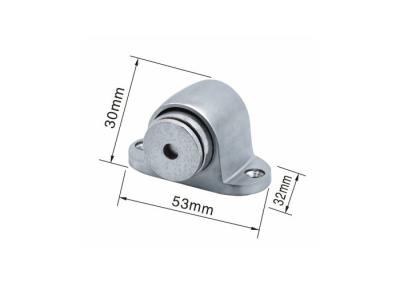 China Flush Floor Door Stop Heavy Duty Stainless Steel 2 Inch Metal Door Stopper for sale