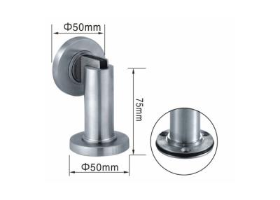 China Heavy Duty Magnetic Stainless Steel Door Stopper 60mm Floor Mount Modern Sofa Leg for sale