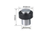 China Heavy Duty Magnetic Door Stop Holder 48x44x31mm Zinc Alloy Floor Mount for sale