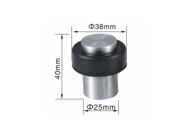 China Heavy Duty Magnetic Door Stop Holder 48x44x31mm Zinc Alloy Floor Mount for sale