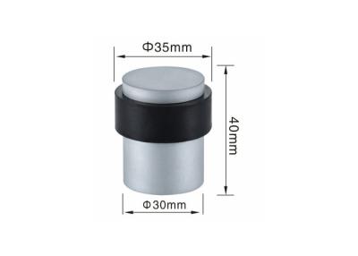 China Aluminium Alloy Magnetic Door Catch 60mm Solid Modern Door Stop Pull Push for sale