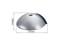 China Magnetic Floor Door Stop 75x28mm Stainless Steel High Strength OEM ODM for sale