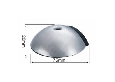 China Magnetic Floor Door Stop 75x28mm Stainless Steel High Strength OEM ODM for sale