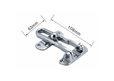 China Steel Stainless Door Security Lock Latch SL002 - 221x61x13mm Dimensions with 5000 Sets MOQ for sale
