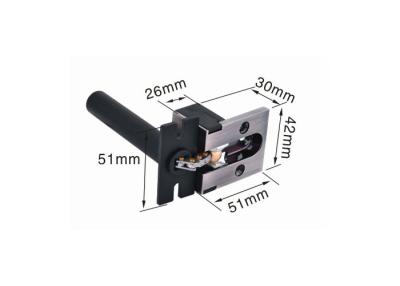 China Heavy Duty Front Door Latch 57.5x75x25.5mm Satin Nickel Finish for Hotel & Commercial Doors for sale