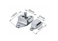 China Antique Door Lock Latch - 221x61x13mm Wall Mounted Safety Lock with Manual Operation and Custom Options for sale