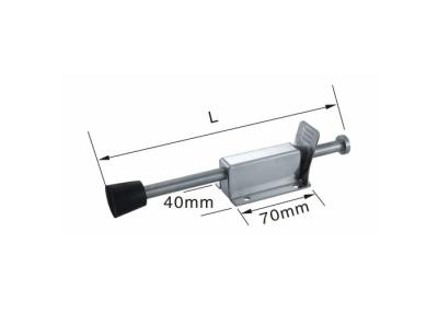 China Adjustable Chrome Door Bolt Latch 153x30x140mm - Zinc Alloy Security Lock with Custom Options for sale
