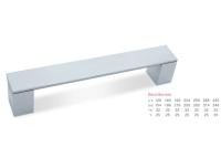 China European Style Aluminum Cabinet Handle with 10-12HW Hardness and 64-1056mm Hole Pitch Options for sale
