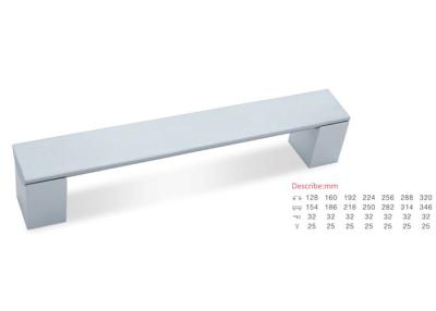 China European Style Aluminum Cabinet Handle with 10-12HW Hardness and 64-1056mm Hole Pitch Options for sale