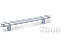 China Continuous Aluminum Drawer Pulls - 6063 Alloy with 64-1056mm Hole Pitches, Anodized Surface Finish for Furniture Hardware for sale