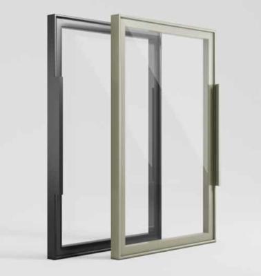 China Thermal Break Aluminum Casement Windows Floor to Ceiling 120 inch Height Custom Colors for sale