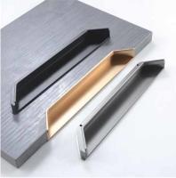 China Aluminum Invisible Concealed Handle Embedded Cabinet Door Handles Drawer Hidden Handle for sale