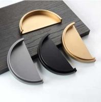 China Aluminum Invisible Concealed Handle Embedded Cabinet Door Handles Drawer Hidden Handle for sale