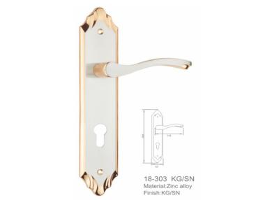 China Zinc Alloy Door Handle 85mm/58mm with Custom Key Shape - Corrosion Resistant Hardware for sale