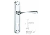 China Zinc Alloy Door Handle 52mm Base Ring 130mm Length Reversible Classic Design for Right/Left Hand Doors for sale